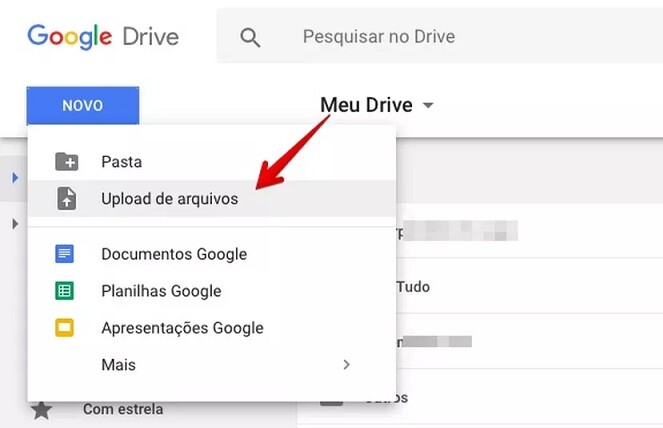 Como exportar planilhas do Excel para o Google Planilhas